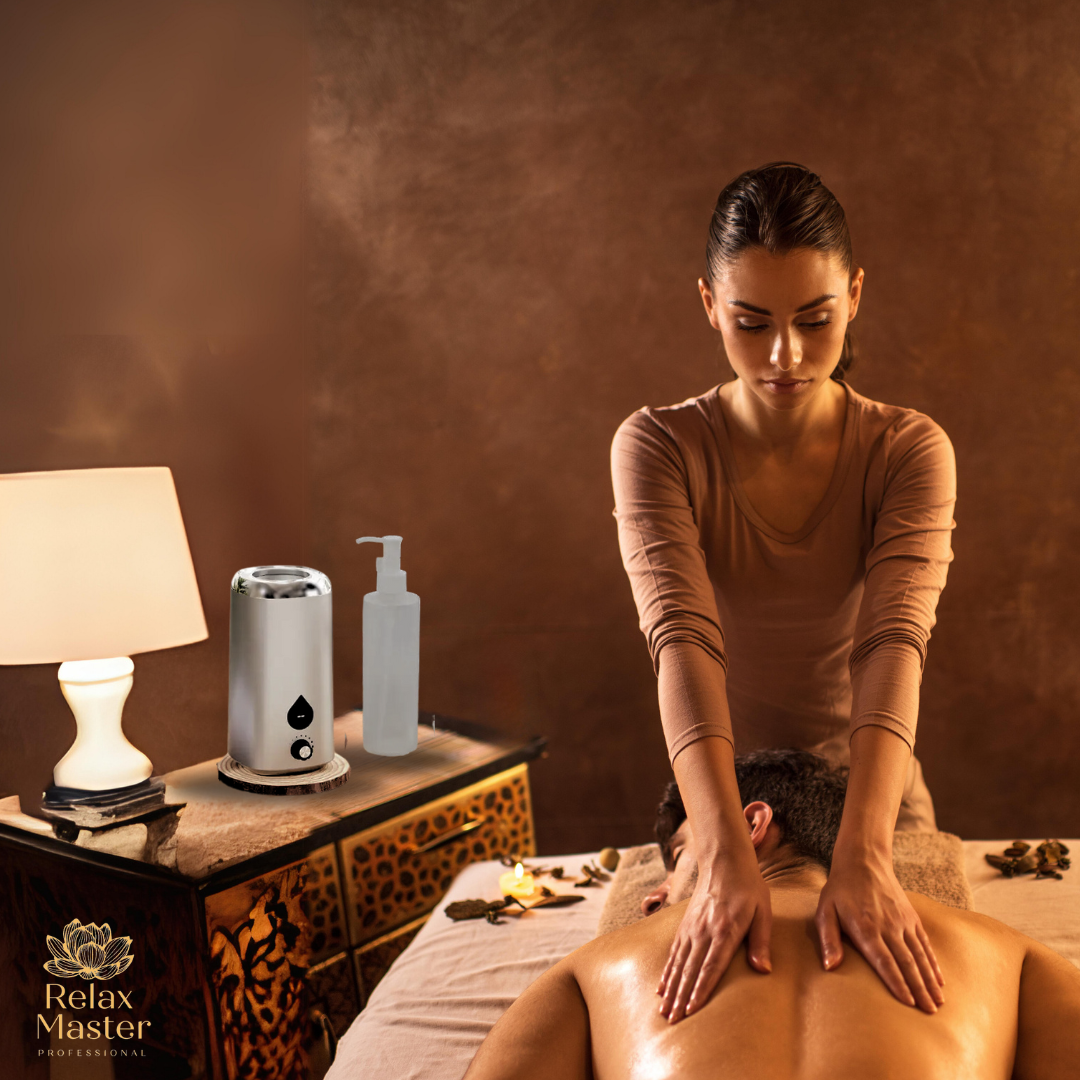 Massage Olie Verwarmer Grey Relax Master